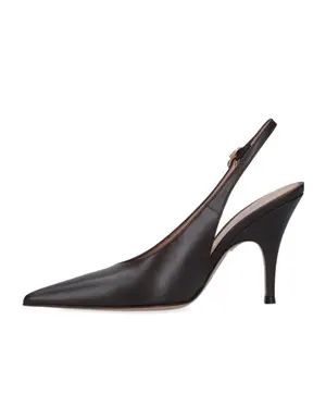 GIANVITO ROSSI Slingback Stiletto Pumps With Pointed Toe