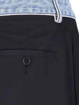 Alexander Wang Contrast Waist Straight-leg Pants