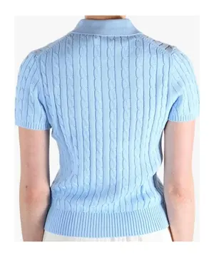 Ralph Lauren Cable Knit Short Sleeve Cardigan