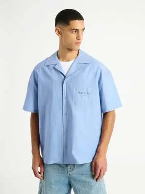 Balmain Vintage Shirt In Herringbone Poplin