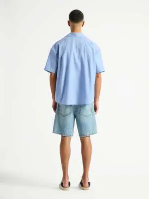 Balmain Vintage Shirt In Herringbone Poplin