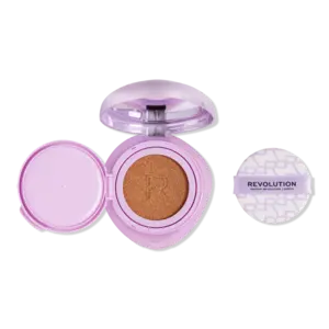 REVOLUTION BEAUTY Superdewy Cushion Foundation Tan Warm