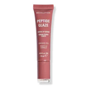 REVOLUTION BEAUTY Peptide Glaze Tinted Lip Serum - Cinnamon Roll