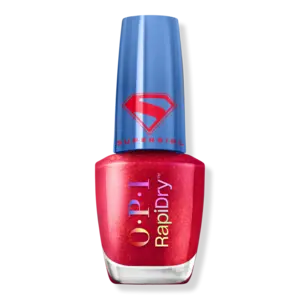 OPI X Supergirl Rapidry - Battle Red-y