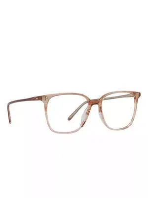 Oliver Spencer Coren Square Eyeglasses - Brown