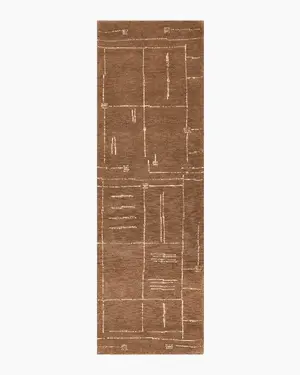 Quince Carson Wool Rug - Brown