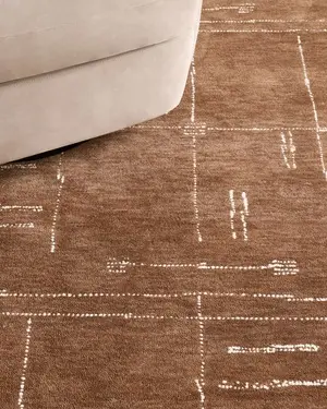 Quince Carson Wool Rug - Brown