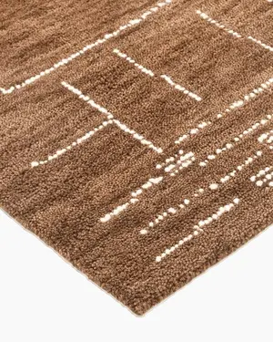 Quince Carson Wool Rug - Brown