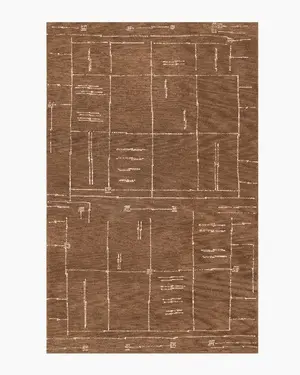 Quince Carson Wool Rug - Brown