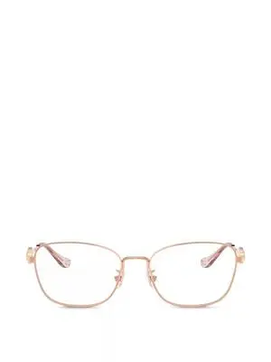 COACH Horse And Carriage Square-frame Eyeglasses - Gold