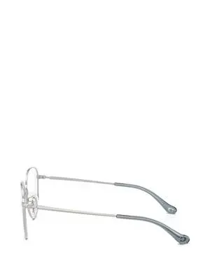 COACH Engraved Round Frame Glasses