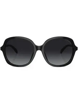 COACH Oversized Round Sunglasses - Black