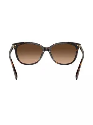 COACH Tortoiseshell Effect Cat-eye Sunglasses - Brown