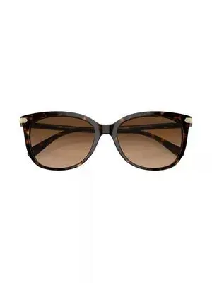 COACH Tortoiseshell Effect Cat-eye Sunglasses