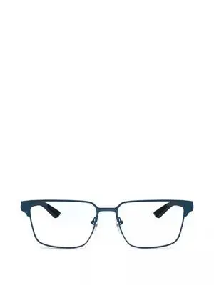 Prada Geometric-frame Glasses - Blue