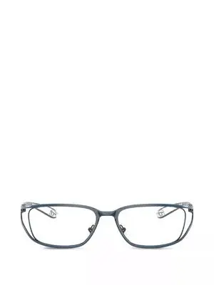 DIESEL® Rectangle-frame Metal Eyeglasses - Blue