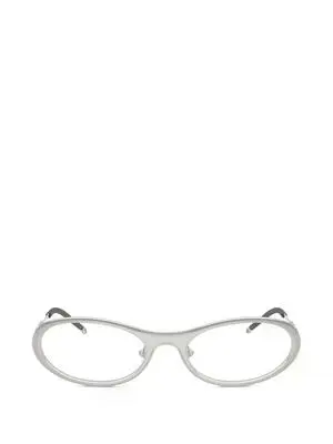 DIESEL® Oval-frame Glasses - Silver