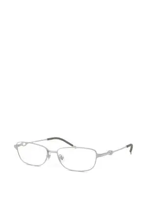 DIESEL® Logo Plaque Rectangle Frame Eyeglasses