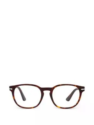Persol Oval-frame Eyeglasses - Brown