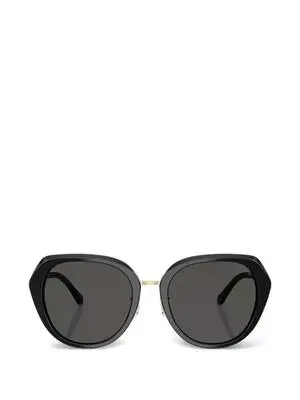 COACH Maxi Sculpted C Geometric-frame Sunglasses - Black