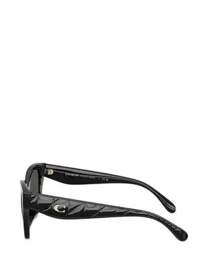 COACH Quilted-frame Cat-eye Sunglasses