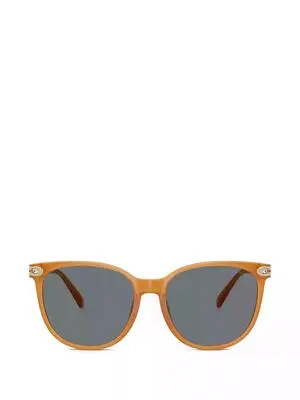 COACH Logo-plaque Cat-eye Sunglasses - Orange