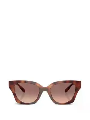 COACH Tortoiseshell-effect Cat-eye Sunglasses - Brown