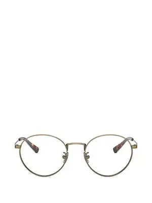 COACH Round Frame Eyeglasses - Gold