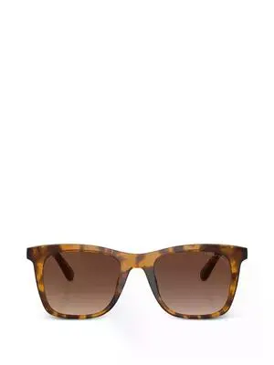 COACH X Disney Tortoiseshell-effect Square-frame Sunglasses - Brown
