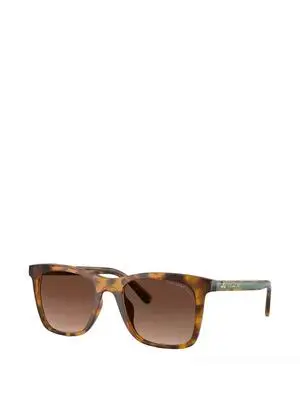 COACH X Disney Tortoiseshell-effect Square-frame Sunglasses
