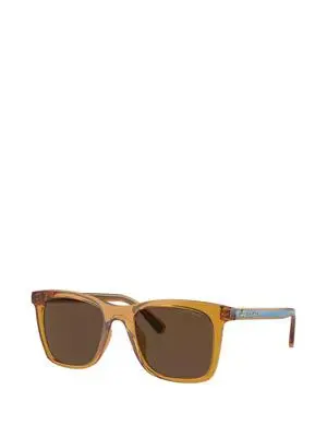 COACH Square Frame Sunglasses - Orange