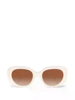 COACH Oval Frame Sunglasses - White