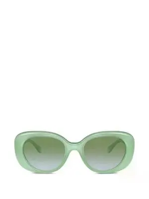 COACH Oval Frame Sunglasses - Green