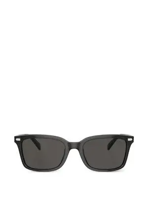 COACH Rectangle Frame Sunglasses - Black