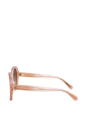 COACH Signature Ombré Geometric-frame Sunglasses