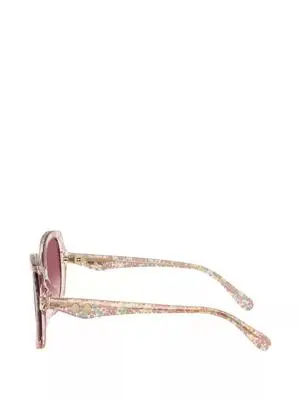 COACH Floral-print Butterfly-frame Sunglasses