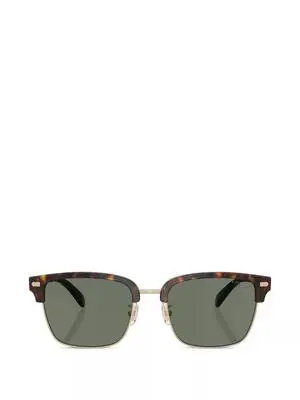 COACH Rivet Retro Square-frame Sunglasses - Brown