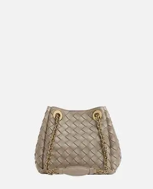 Bottega Veneta Parachute Small Shoulder Bag - Cream