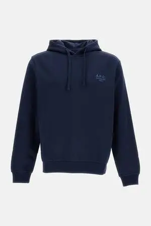 A.p.c. A.P.C. "Rue Madame" Embroidered Logo Hoodie Multicolor