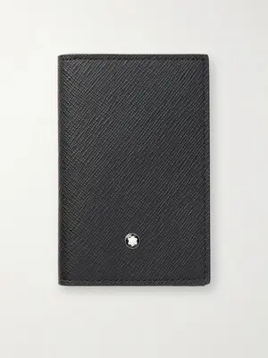 Montblanc Cross-grain Leather Cardholder - Black