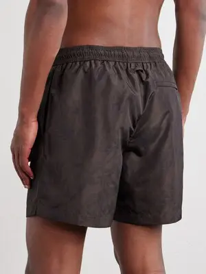 Mr P. Straight-leg Floral-print Swim Shorts