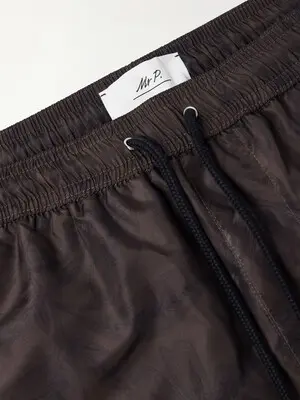 Mr P. Straight-leg Floral-print Swim Shorts