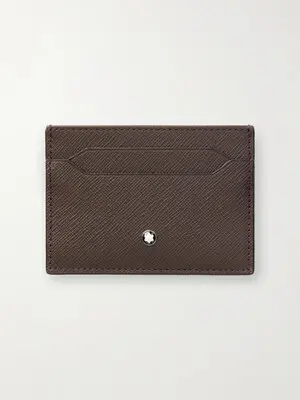 Montblanc Sartorial Leather Logo Cardholder - Brown