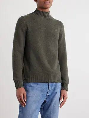 Fedeli Onda Wool And Cashmere-blend Turtleneck Sweater