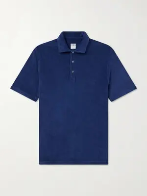 Fedeli Mondial Cotton-terry Polo Shirt