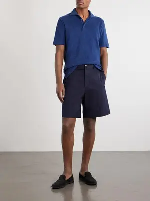 Fedeli Mondial Cotton-terry Polo Shirt