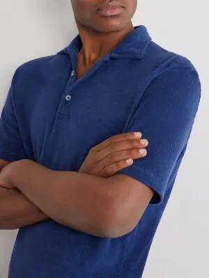 Fedeli Mondial Cotton-terry Polo Shirt