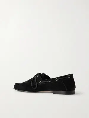 TOM FORD Theo Suede Boat Shoes