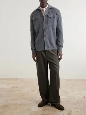 Eleventy Cashmere Knitted Overshirt