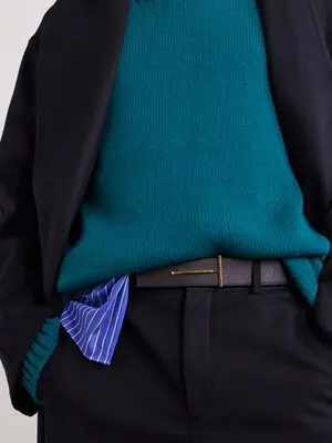 TOM FORD 3.8cm Full-grain Leather Belt